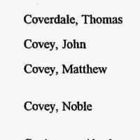 Matthew George Covey (1700–1783) • FamilySearch