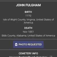 John R Fulgham V (1770–1851)