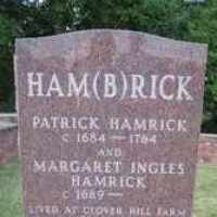 Patrick Hamrick, Irish Emigrant to America (1684–1764)