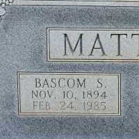 Bascom Stanton Matthews (1894–1985) • FamilySearch