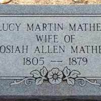 Josiah Allen Mathews (1803–1859) • FamilySearch