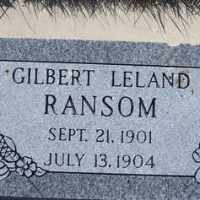 Gilbert Leland Ransom (1901–1904) • FamilySearch