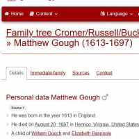 Captain Mathew Gough (1603–1697)