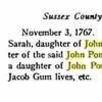 Sarah Gum (1712–1790) • FamilySearch