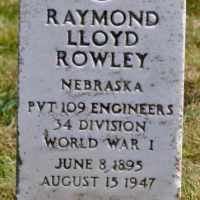 Raymond Lloyd Rowley (1895–1947) • FamilySearch