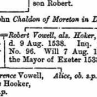 Robert Hooker alias Vowell (1473–1538)