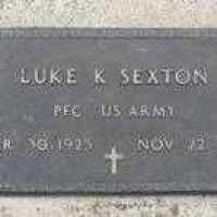 PFC Luke Kenneth Sexton (1925–1982) • FamilySearch