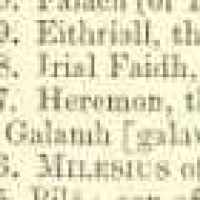 King Heremon ben Milesius of Ireland (1725 BC–1684 BC)
