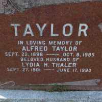 Alfred Taylor (1896–1985) • FamilySearch