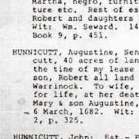 Augustine Hunnicutt I (1625–1682)