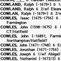 John Cowles (1670–1748) • FamilySearch