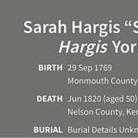 Sarah Hargis (1769–1820)