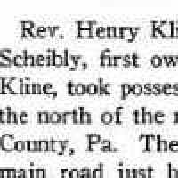 Reverend Henry Kline (1759–1848)