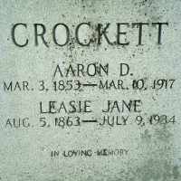 Aaron David Crockett (1853–1917) • FamilySearch