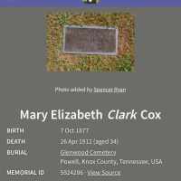 Mary Elizabeth Clark (1877–1912) • FamilySearch