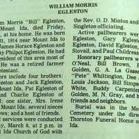 William Morris Egleston (1914–1989) • FamilySearch