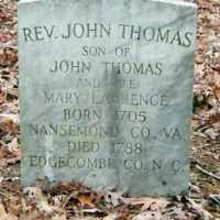 Rev. John Thomas (1705–1788)