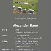 Alexander Bane (–) • FamilySearch