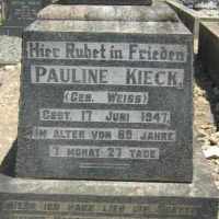 Anna Ernstine Pauline Weiss (1857–1947) • FamilySearch