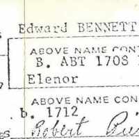 Edward Bennett (1708–1760) • FamilySearch