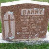 Dean William Barry (1876–1958)