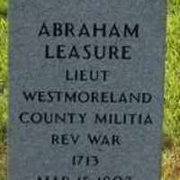 Abraham Leasure (1713–1803) • FamilySearch
