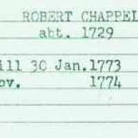 Robert Chappell 4th (1722–1773) • FamilySearch