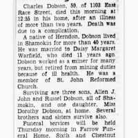 Charles Oscar Dobson (1891–1950) • FamilySearch