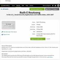 Ruth Elizabeth Bradford (1884–1969) • FamilySearch