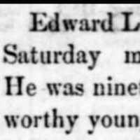 Edward L Leach (1857–1877) • FamilySearch
