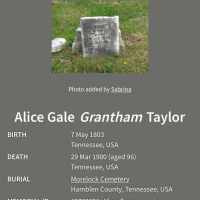 Alice Gale Grantham (1803–1900) • FamilySearch