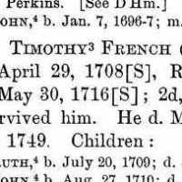 Timothy French (1681–1742) • FamilySearch