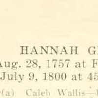 Hannah Groves Walliss (1757–1832)