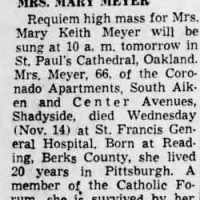 Mary Amelia Keith (1893–1962) • FamilySearch