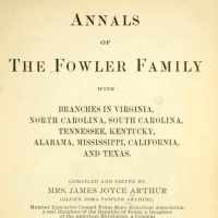 Rev Godfrey Reese Fowler I (1670–1747)