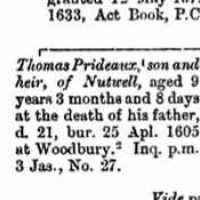 Thomas Prideaux (1558–1605)