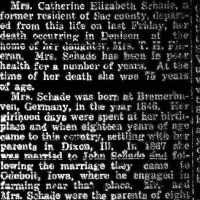 Catherine Elizabeth Reinhart (1846–1922) • FamilySearch