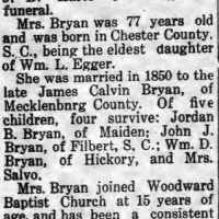 Sarah Ann Egger (1835–1912) • FamilySearch