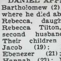 Rebecca Brazier Tilton (1667–1739)