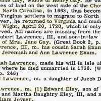 Judge Jeremiah Exum (1650–1720)