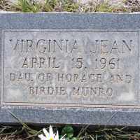 Virginia Jean Munro (1961–1961) • FamilySearch
