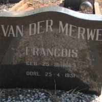 Francois Van Der Merwe (1869–1951) • FamilySearch
