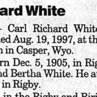 Carl Richard White (1905–1997) • FamilySearch