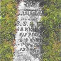 Matilda J Markham (1848–1860) • FamilySearch