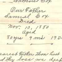 SAMUEL COX (1800–1880)