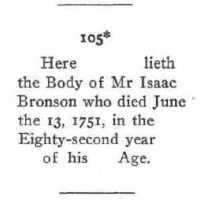 Isaac Bronson Jr (1670–1751)
