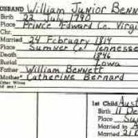 William Bennett Jr. (1790–1846) • FamilySearch