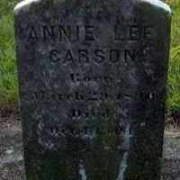 Annie Lee Carson (1890–1904)