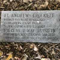 Maj. Andrew Crockett (1745–1821)