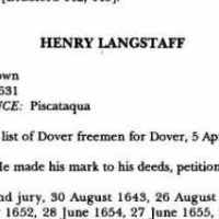 Henry Langstaffe (1610–1705) • FamilySearch